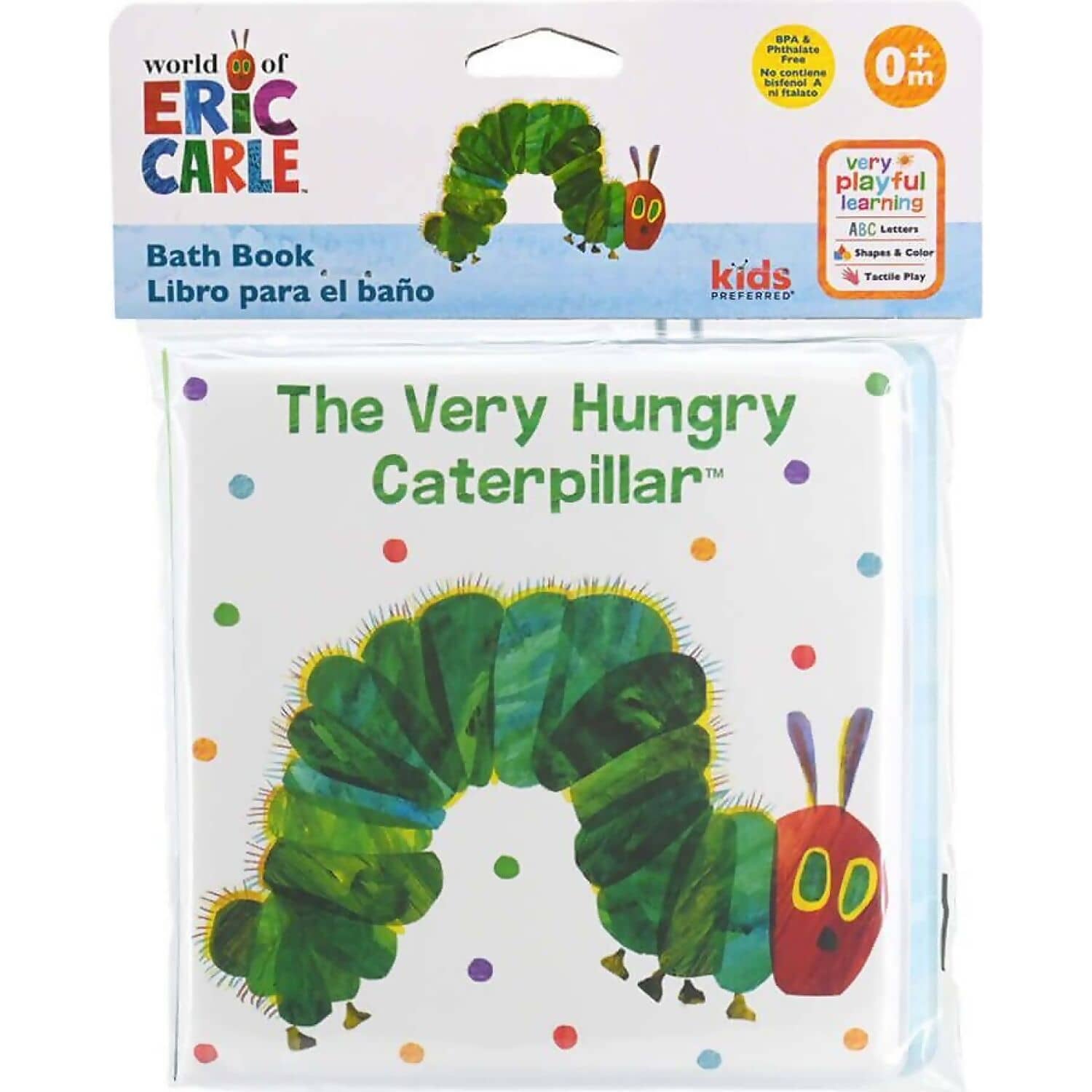 The Very Hungry Caterpillar - Vinyl Bath Book - The World Of Eric Carl ...