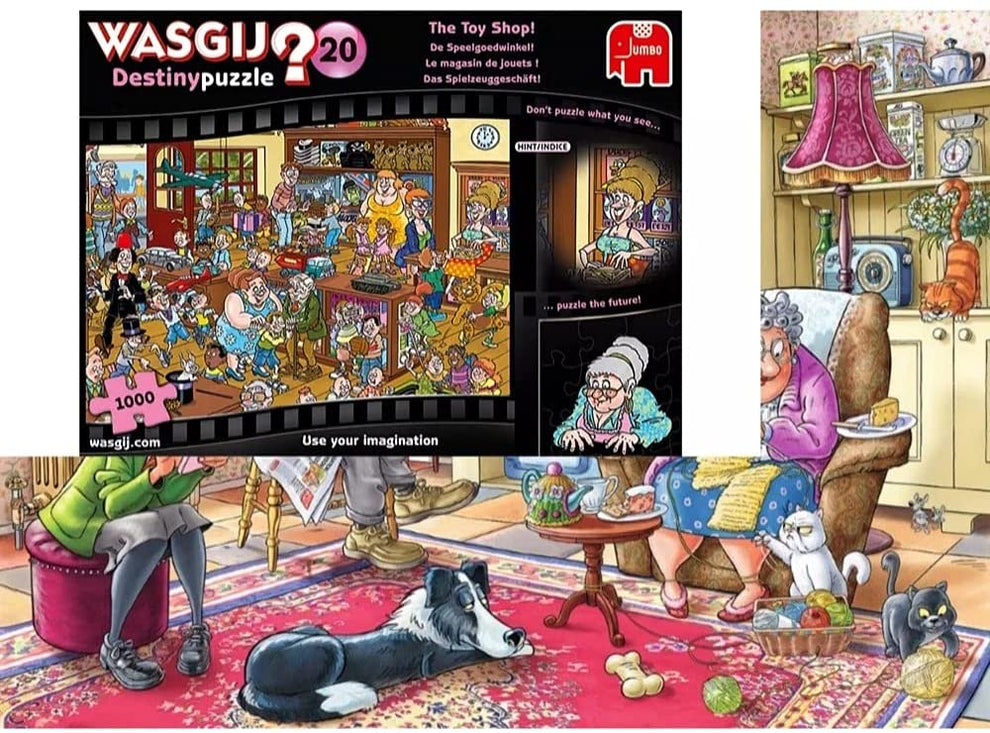 Wasgij - Destiny 20 The Toy Shop! Jigsaw Puzzle 1000 Pieces – Toys and ...