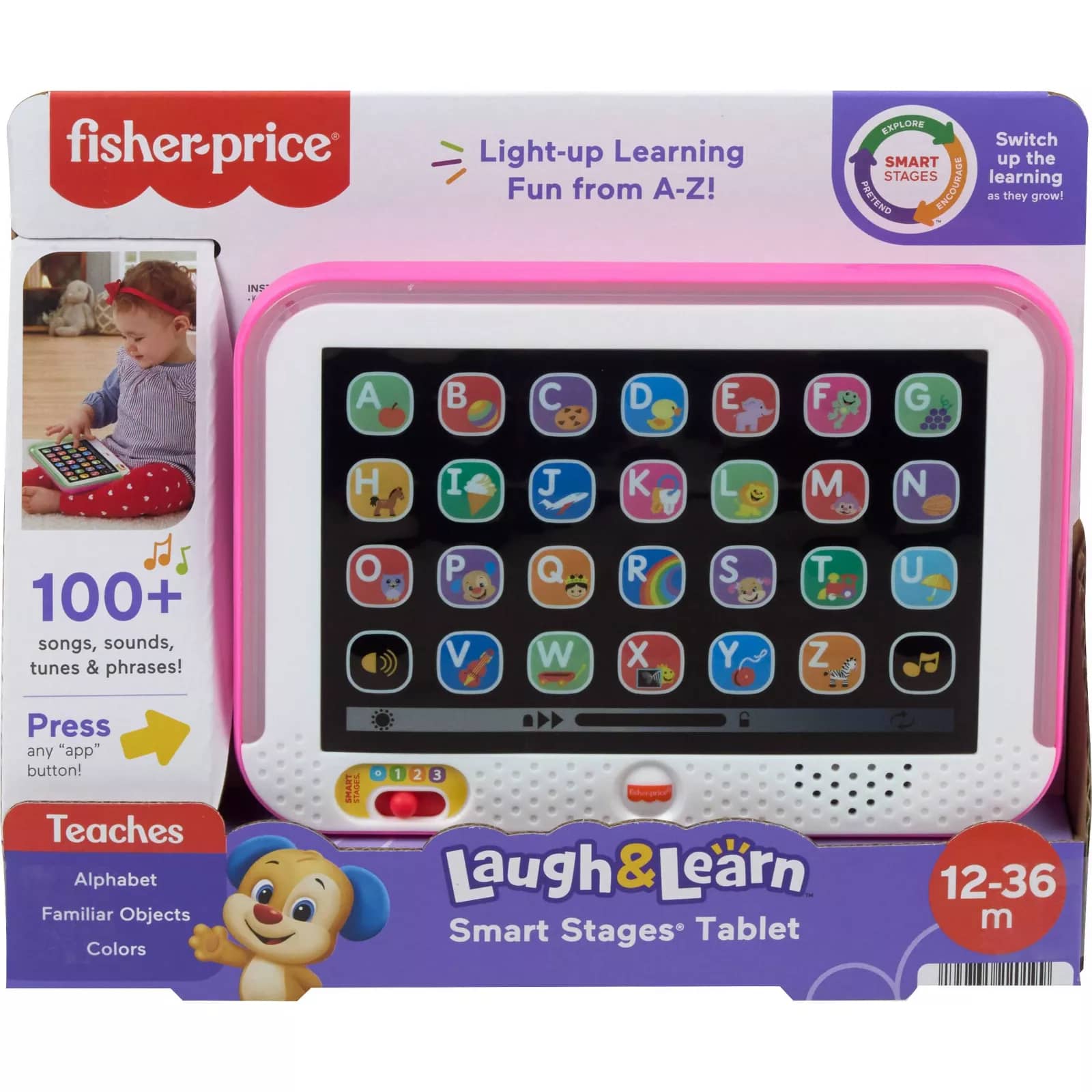Fisher-Price - Laugh & Learn Smart Stage Tablet - Pink – Toys and ...