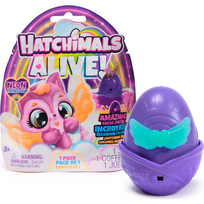 Hatchimals Alive! - Neon Rainbow 1-pack Blind Box – Tates Toys and ...
