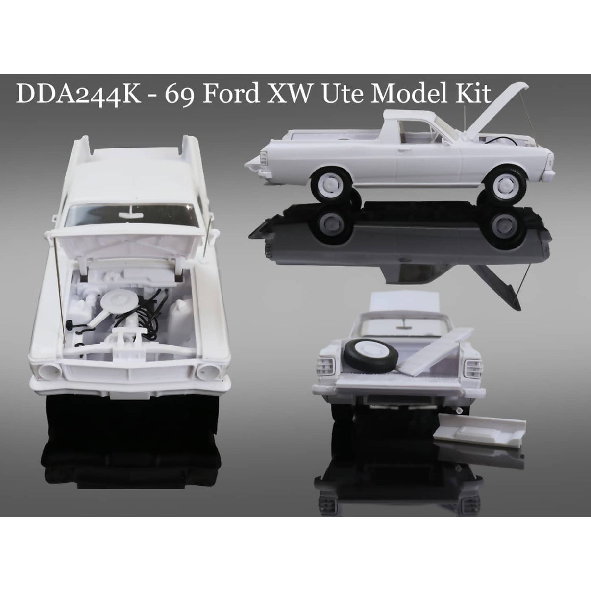 DDA Collectibles - 1:24 Scale - XW Standard Ford Ute - Plastic Diecast ...
