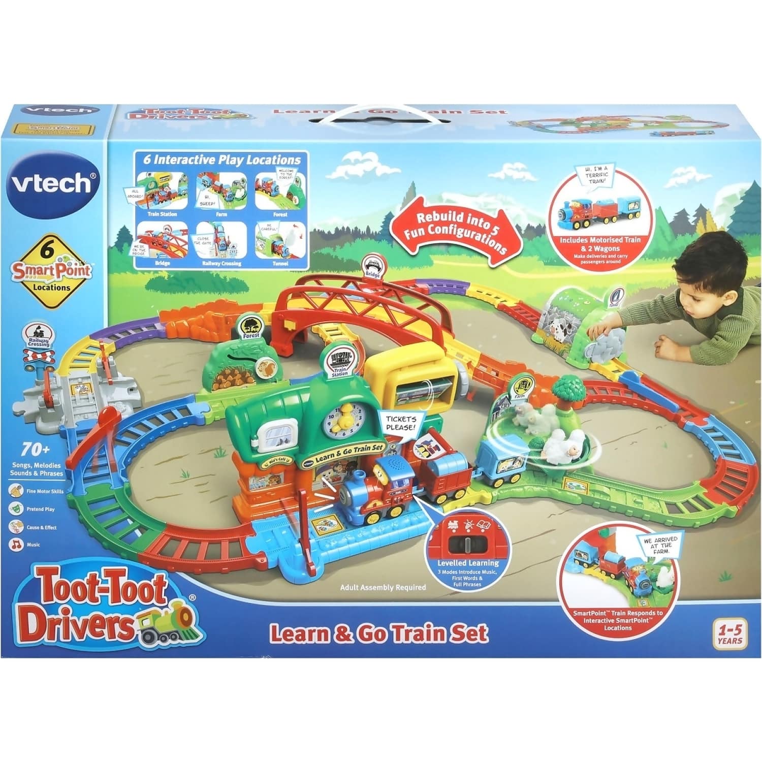 VTech - Toot-Toot Drivers Learn & Go Train Set – Toys and Hobbys Australia