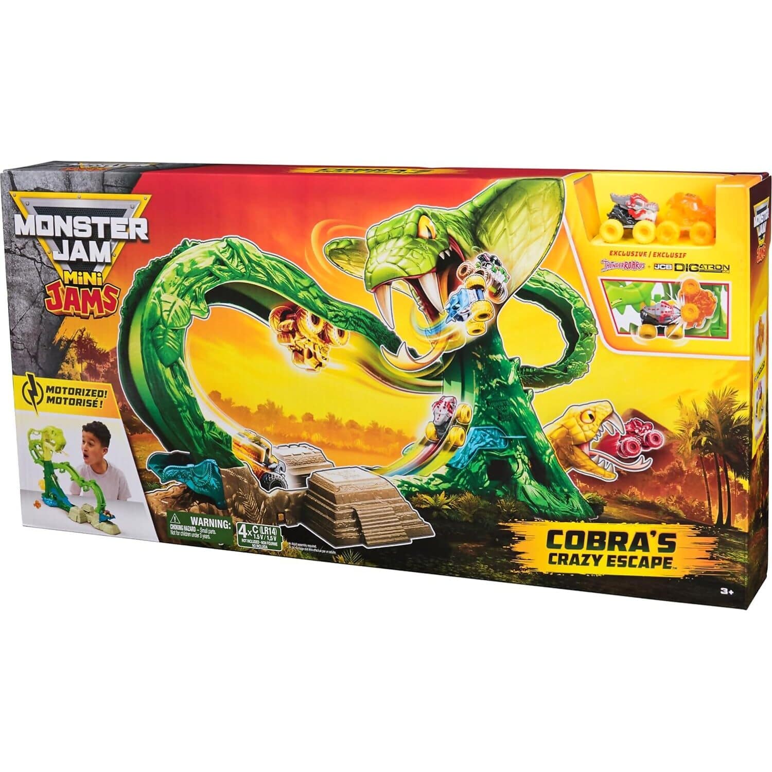 Monster Jam - Mini Jams Motorized Cobra’s Crazy Escape – Toys and ...